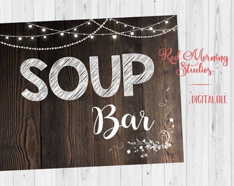 Printable Soup Sign - Etsy