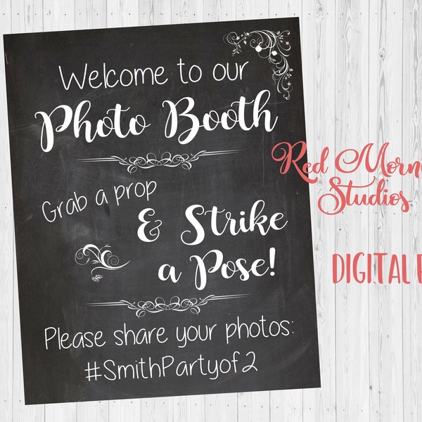 Photobooth Welcome Sign - Etsy