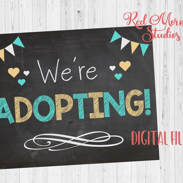We're Adopting - Etsy