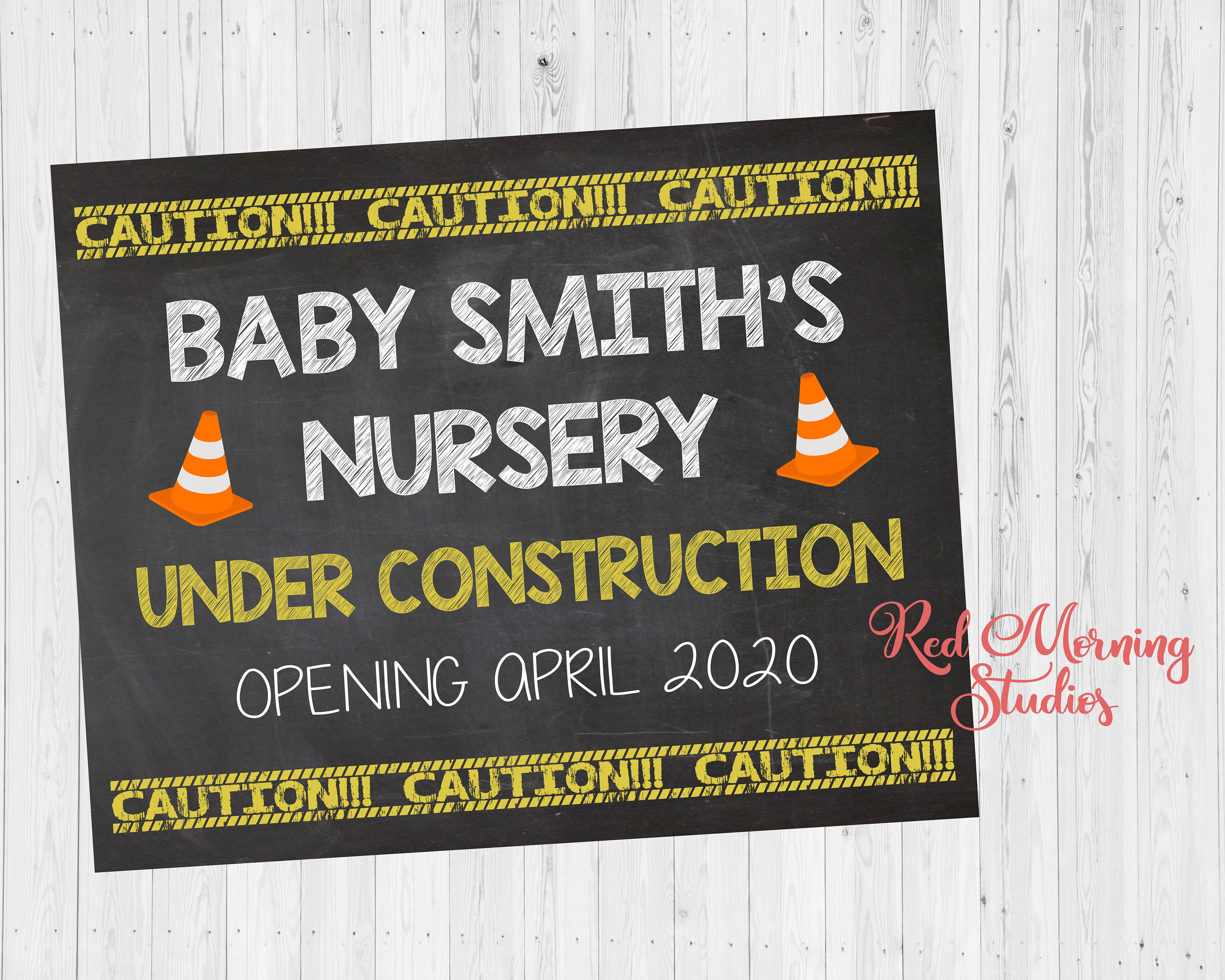 Baby Under Construction Signs