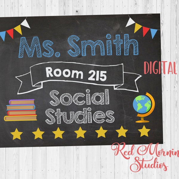 History Teacher Door Sign - Etsy