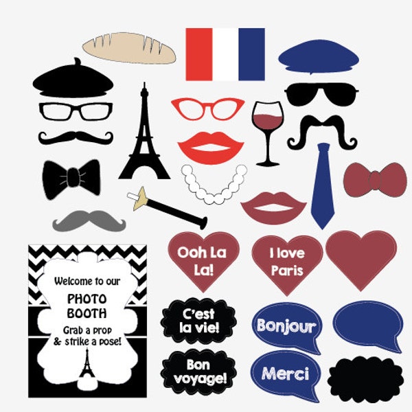 Paris Photo Props - Etsy