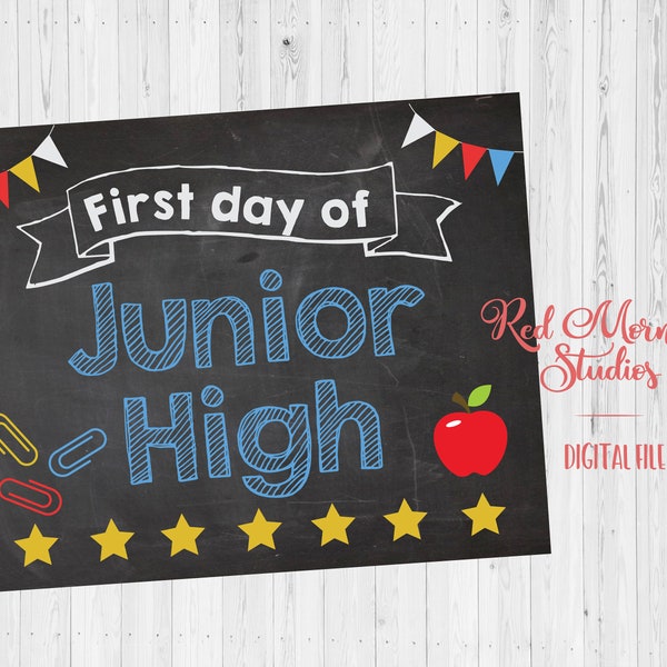 Junior High Graduation Photo Props - Etsy