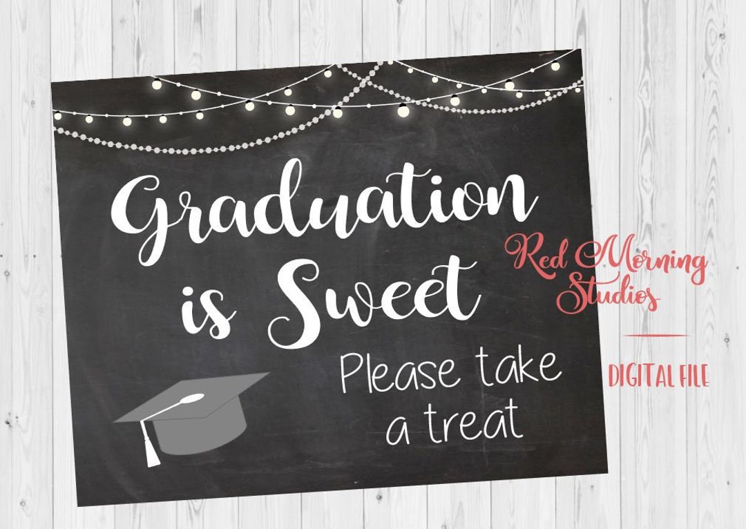 Graduation Party Favors Sign. PRINTABLE Graduation Party. - Etsy