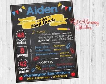 CUSTOMIZED Crayon Back to School Photo Prop for First Day of School - Etsy