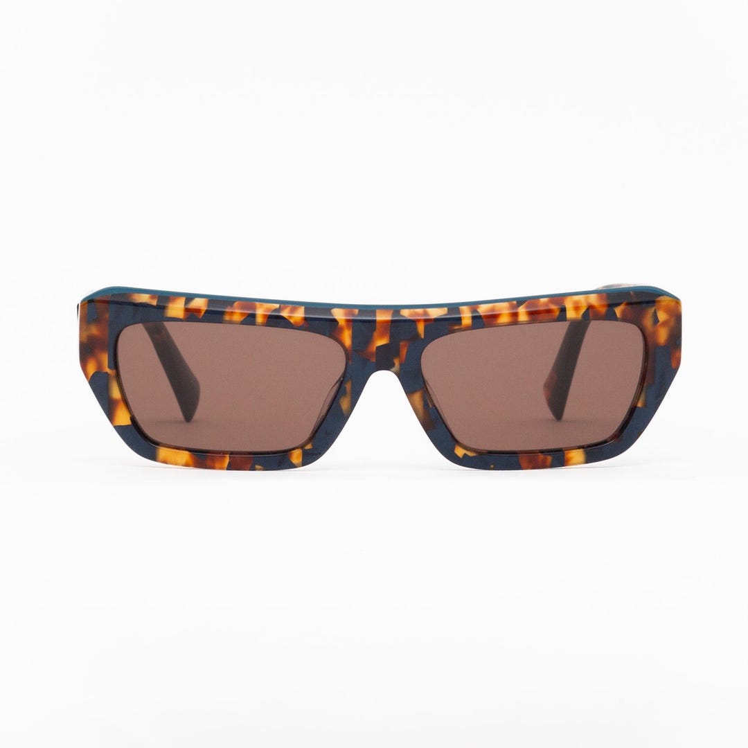 Alain Mikli A0 5053 Armitage 002/73 Teal Brown Tortoise Shield ...