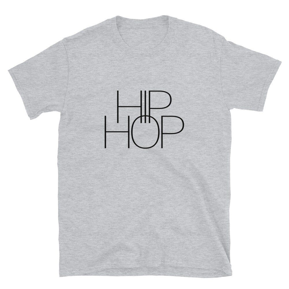 HIP-HOP Short-sleeve Unisex T-shirt WHITE - Etsy