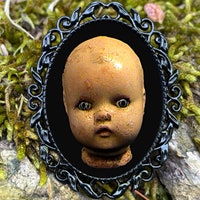 Laser Etched Maple Wood Coffin Brooch: Goth Creepy Pin - Etsy