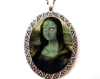 Zombie Mona Lisa - Etsy