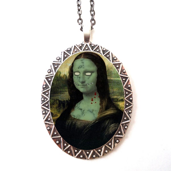 Zombie Mona Lisa - Etsy