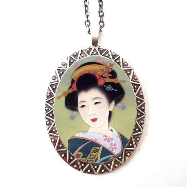 Geisha Necklace - Etsy