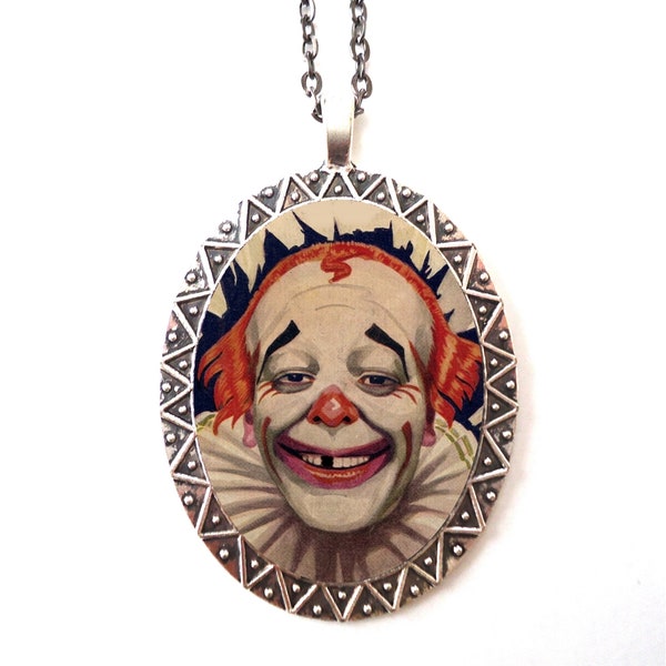 Clown Pendant - Etsy
