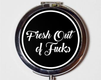 Funny compact mirror | Etsy