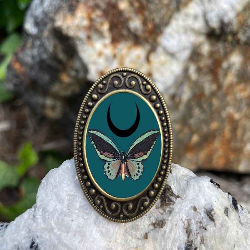Moth Ring - Etsy
