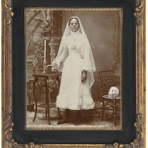 Victorian Zombie Art Print 8 X 10 - Little Ghoul First Communion ...