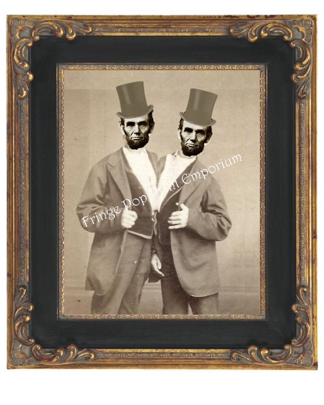 Victorian Sideshow Abraham Lincoln Art Print 8 X 10 Circus Freak ...