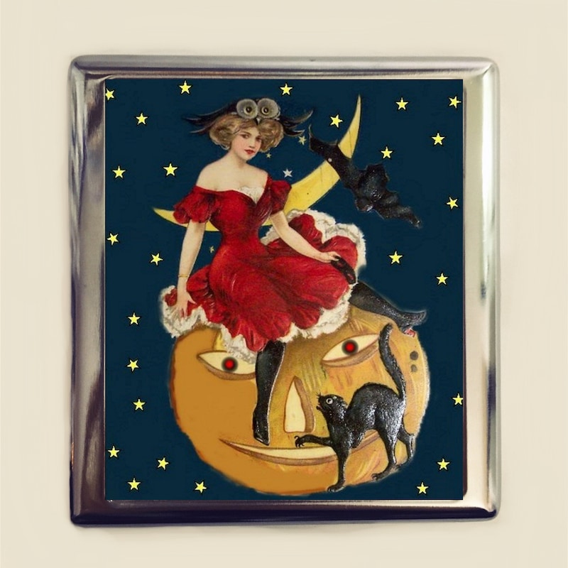 Business Card Case Purple Design - Etsy UK