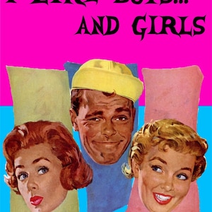 Retro Bisexual Art Print 8 X 10 - LGBT - 1950's Characters - I Like ...