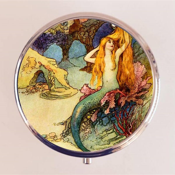 Mermaid Pill Case - Etsy