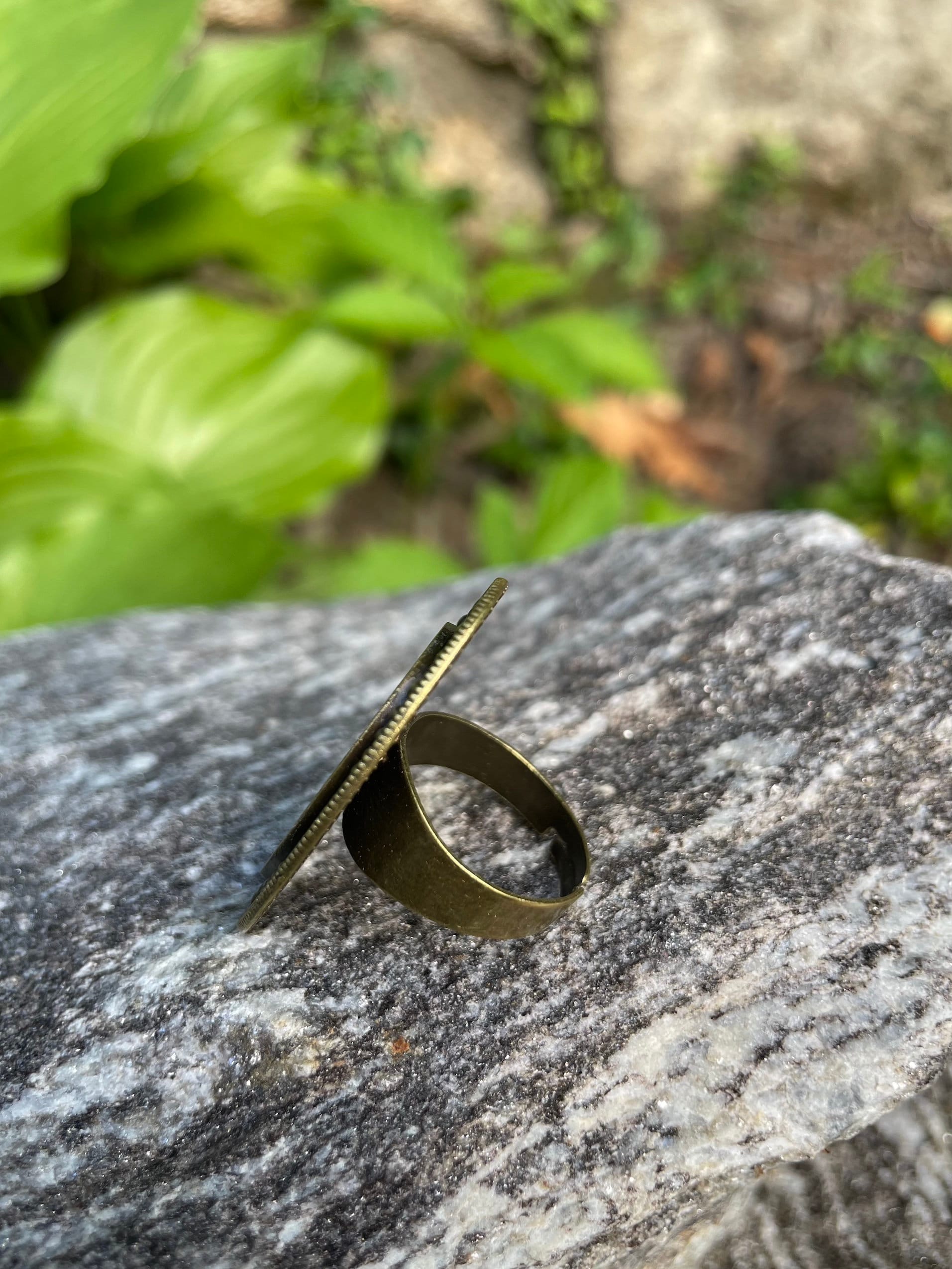 A Starry Night Antiqued Bronze Adjustable Ring Vincent Van Gogh Fine ...