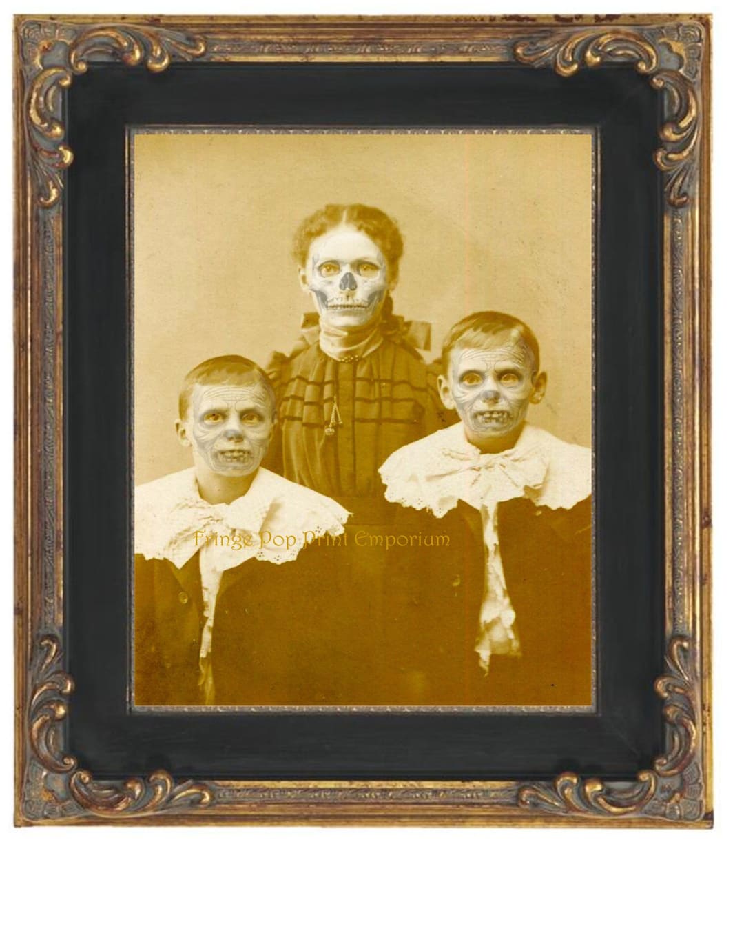 Victorian Zombie Art Print 8 X 10 - Altered Art Ghoul Monster Children ...