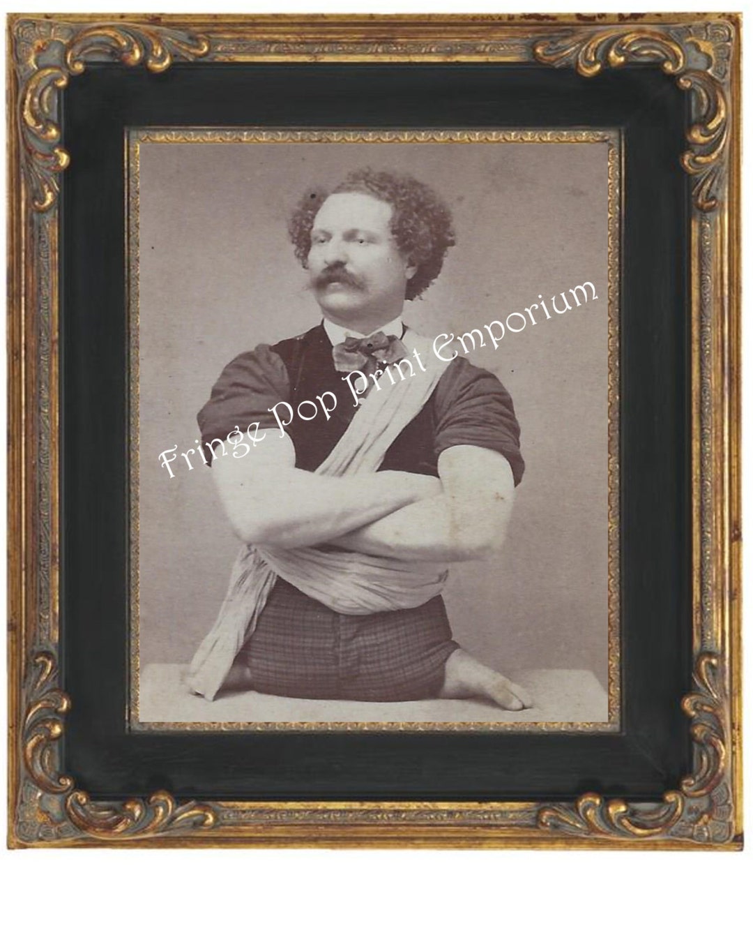 Victorian Sideshow Circus Freak Art Print 8 X 10 - Eli Bowen - Legless ...