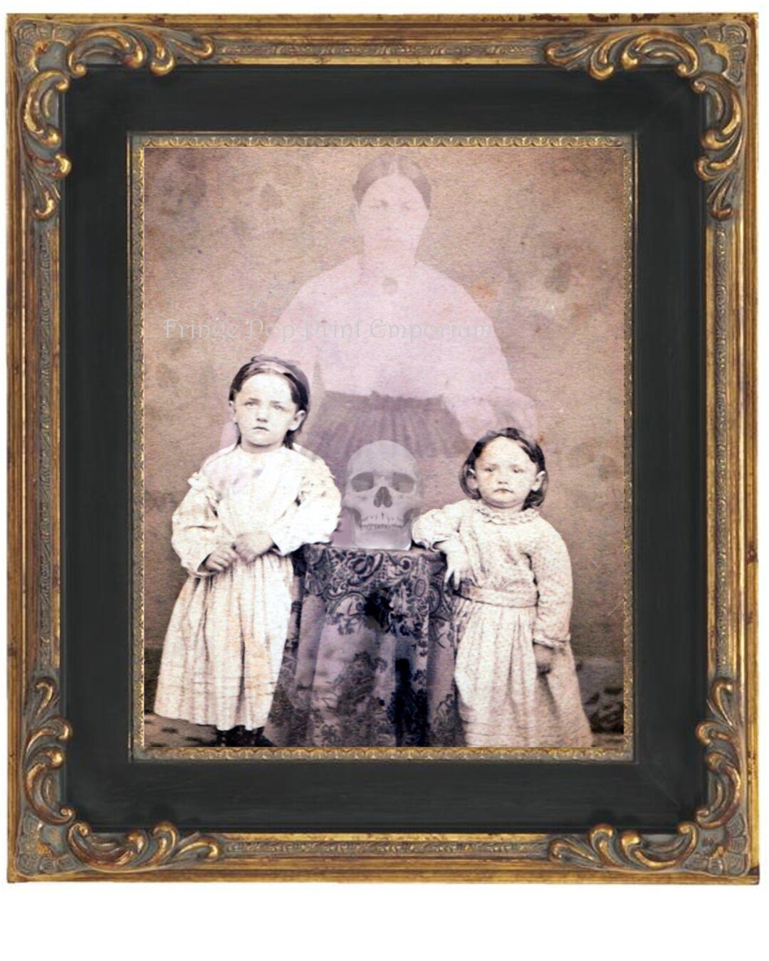 Victorian Ghost Art Print 8 X 10 - Altered Art Spirit Photo - Sisters ...