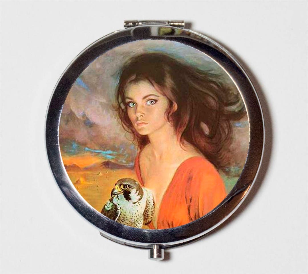 Gothic Pulp Fiction Compact Mirror - 1970s Goth Retro Kitsch Romance ...