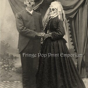 Undead Zombie Wedding Art Print 8 X 10 - Til Death Do Us Part ...