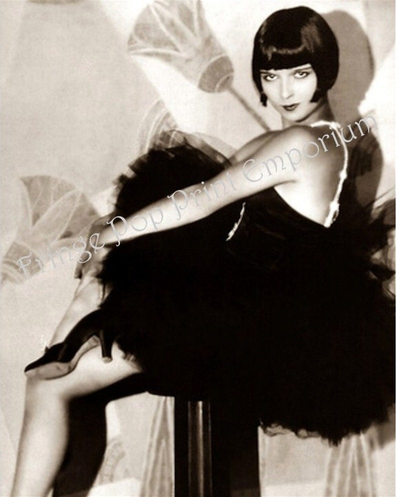 Art Deco Flapper Art Print 8 X 10 Classic With Bob 1920s - Etsy