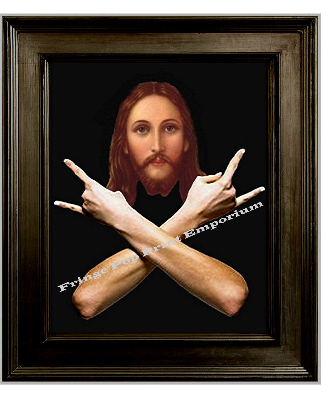 Jesus Parody Art Print 8 X 10 - Rock N Roll Jesus Christ Homeboy ...