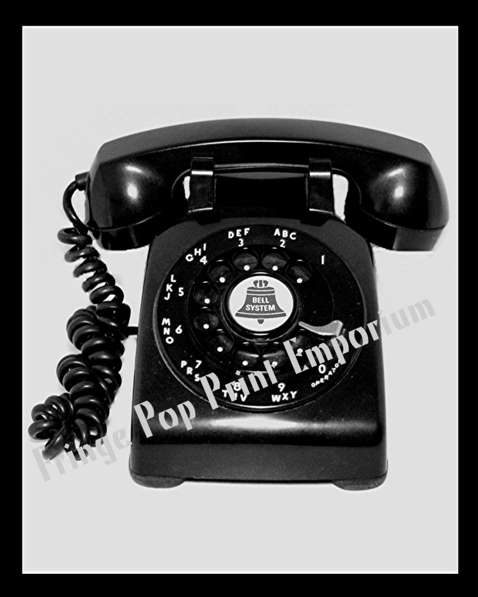 Rotary Telephone Phone Art Print 8 X 10 Techie Geek Geekery - Etsy