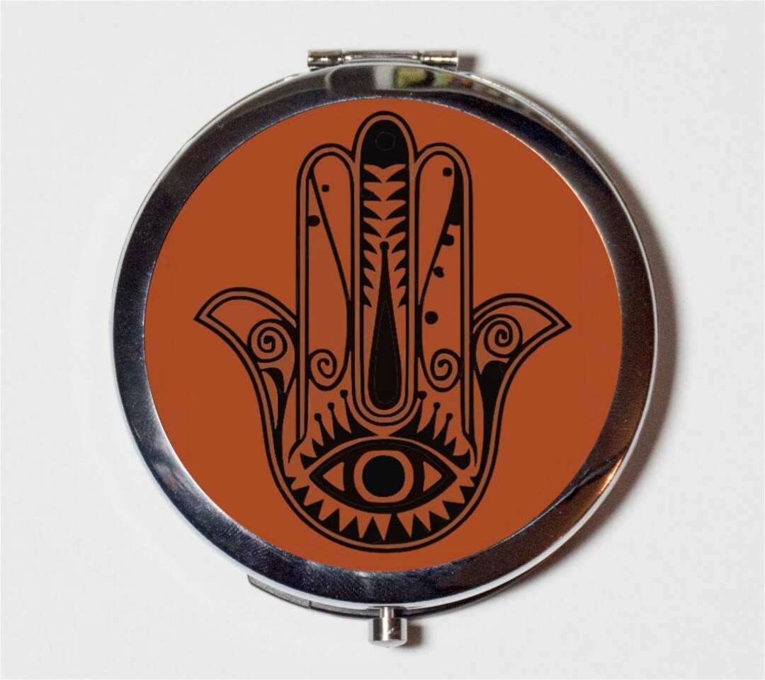 Hamsa Protection Symbol Compact Mirror - Spiritual Spirituality New Age ...
