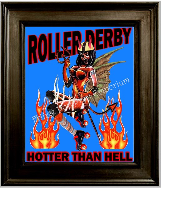 Roller Derby Pin Up Art