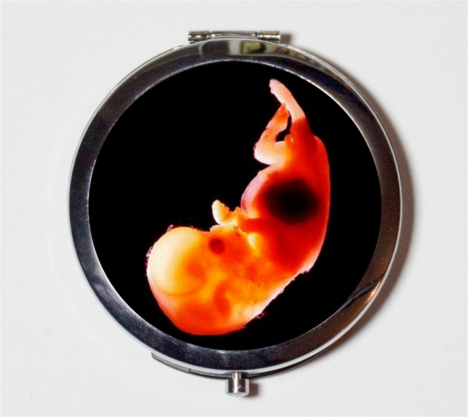 Fetus Compact Mirror - Baby Shower Sonogram Fetal Birth Medical - Make ...