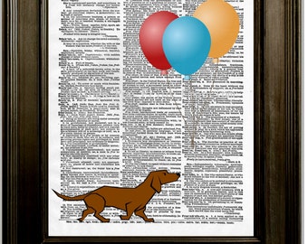 Wiener Balloons Dog - Etsy