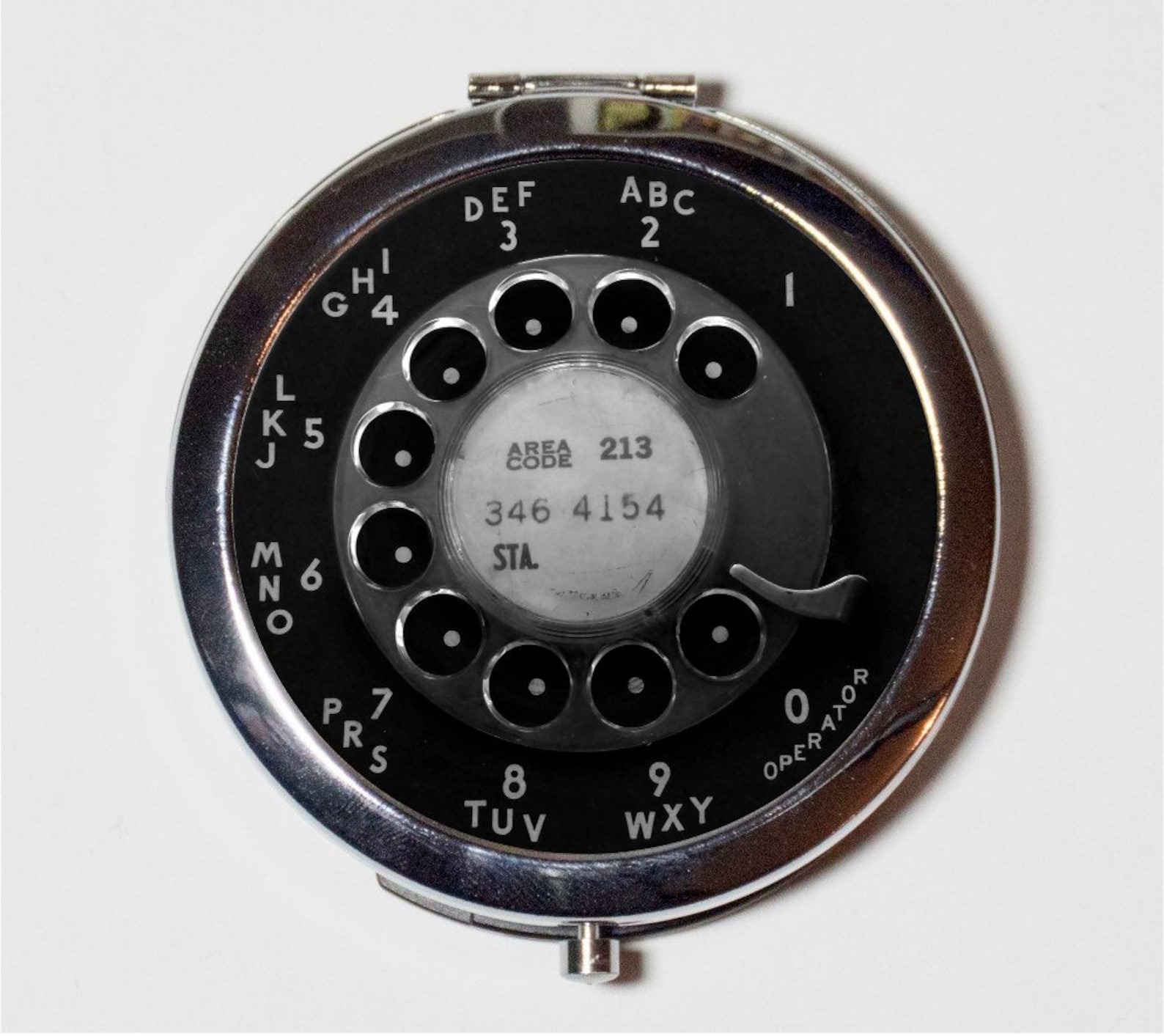 Rotary Telephone Compact Mirror Vintage Technology Phone - Etsy