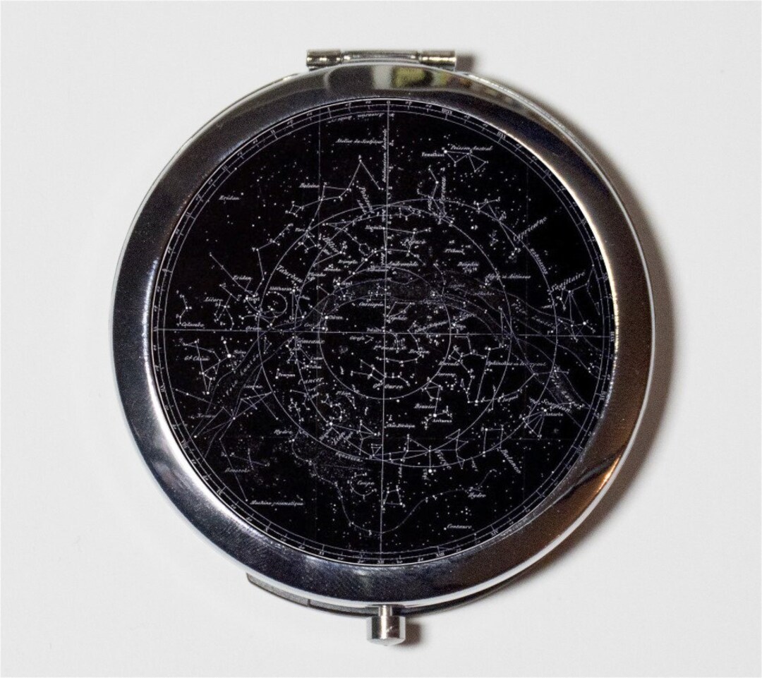 Sky Constellation Compact Mirror - Astronomical Outerspace Stars ...