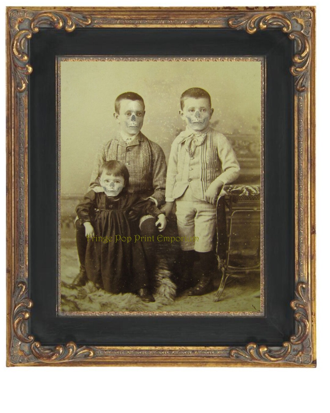 Victorian Zombie Art Print 8 X 10 Altered Art Skull Skeleton - Etsy