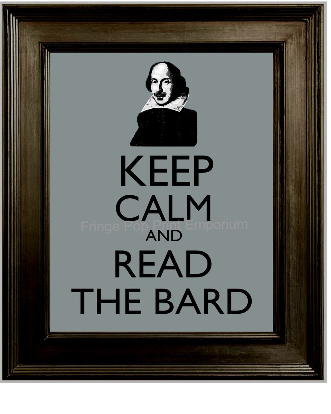 William Shakespeare Keep Calm Art Print 8 X 10 - Keep Calm and Read the ...