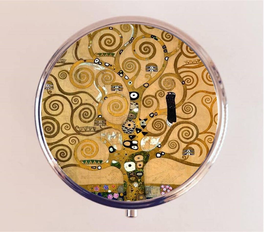 Klimt Tree of Life Pill Box Case Pillbox Holder Trinket Gustav Fine Art ...