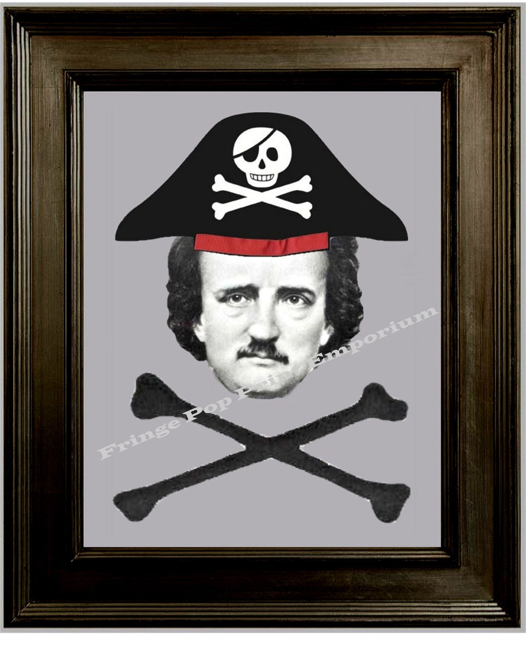 Pirate Edgar Allan Poe Art Print 8 X 10 Pop Surrealism Goth Lowbrow Art ...