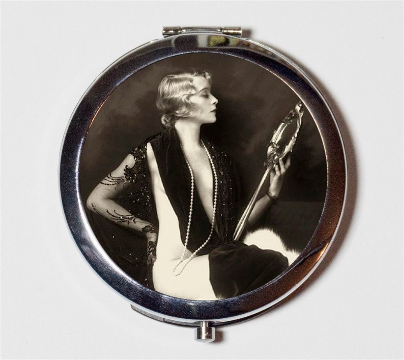 Art Deco Flapper Follies Compact Mirror - 1920's Jazz Age Roaring 20s ...