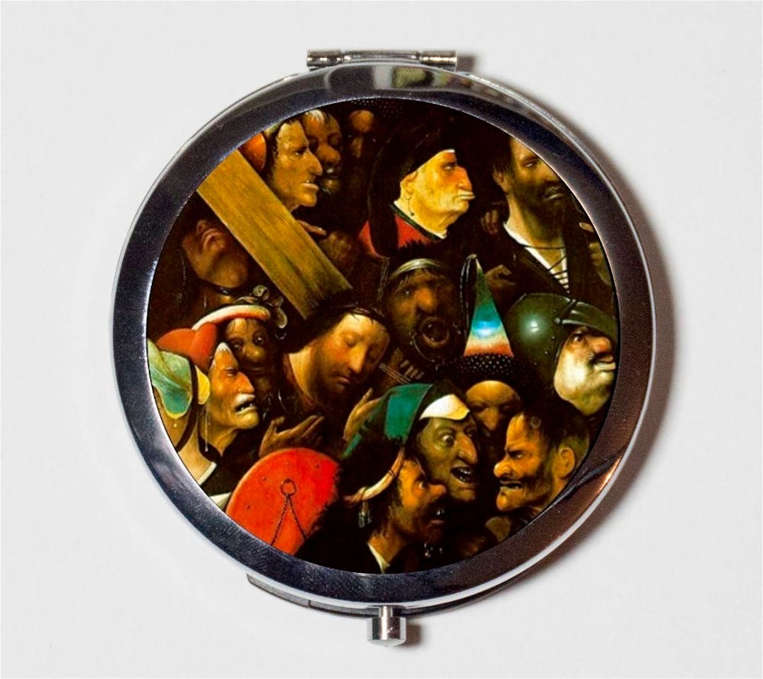 Hieronymus Bosch Compact Mirror - Christ on a Cross Religious Jesus ...
