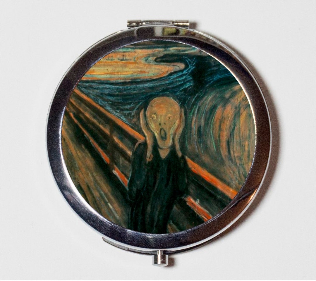 Edvard Munch Scream Compact Mirror - Classic Fine Art Painting - Make ...