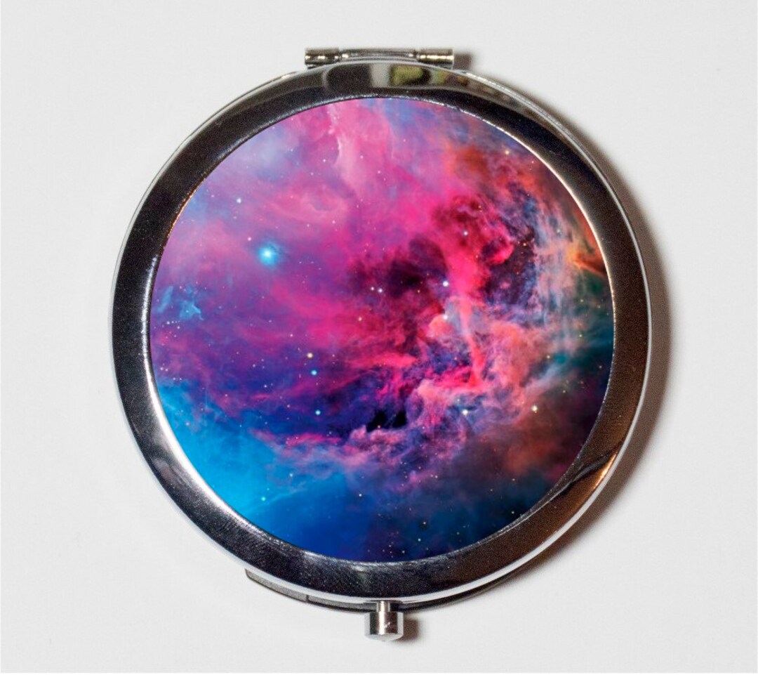 Outerspace Nebula Compact Mirror - Universe Celestial Space Galaxy Two ...