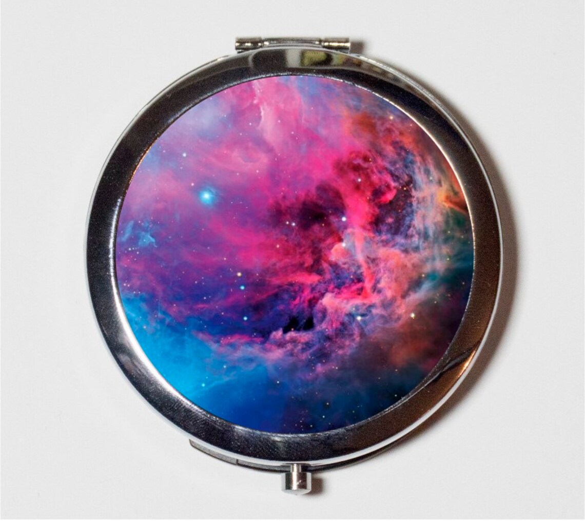 Outerspace Nebula Compact Mirror Universe Celestial Space | Etsy