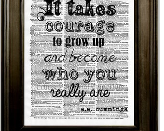 Courage to Grow Up | Etsy