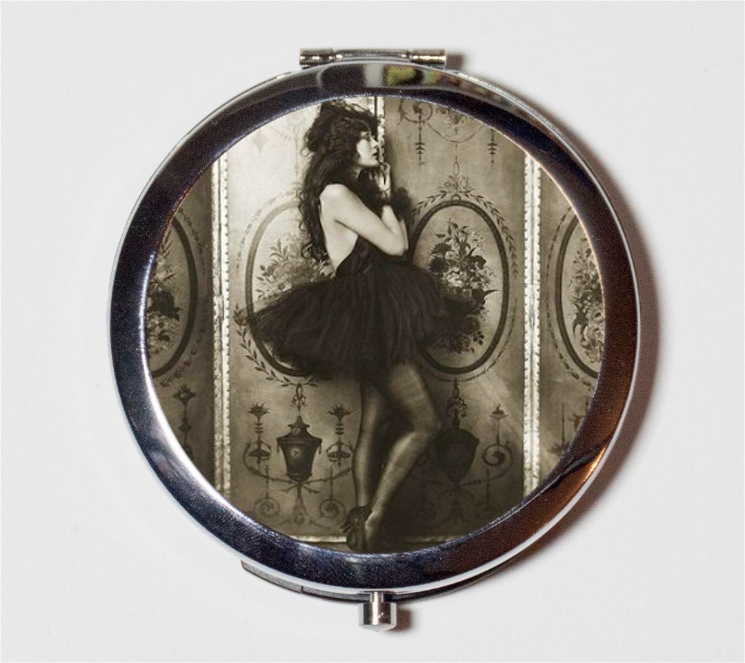 Art Deco Flapper Follies Compact Mirror - 1920's Jazz Age Roaring 20s ...