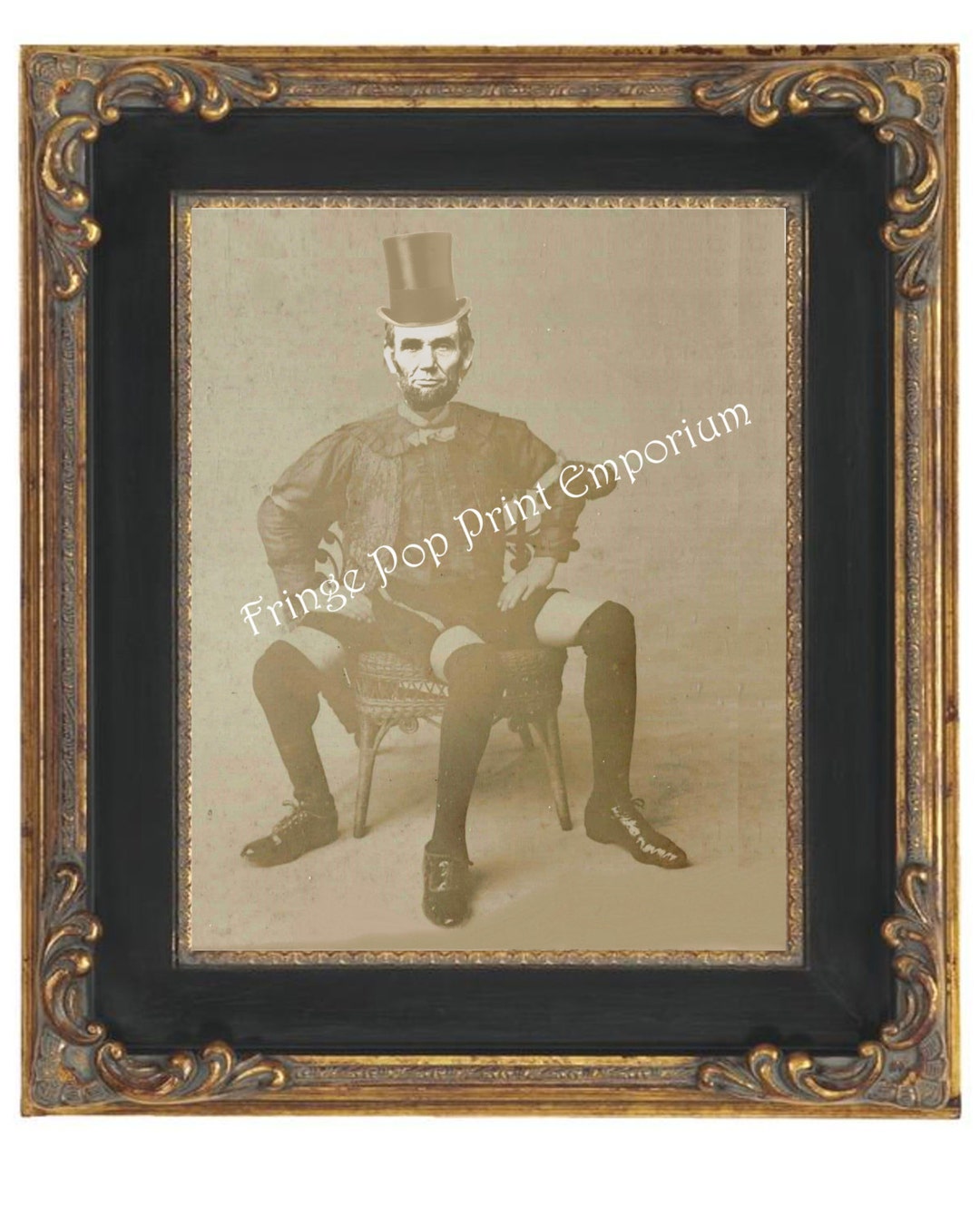 Victorian Sideshow Abraham Lincoln Art Print 8 X 10 Circus Freak ...